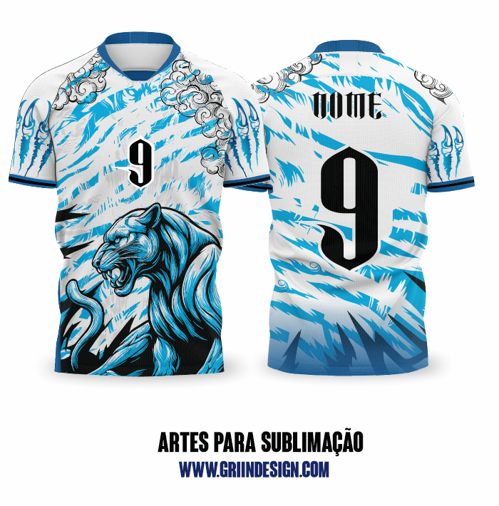 Arte Vetor Pantera Azul 2025 – Griin Design